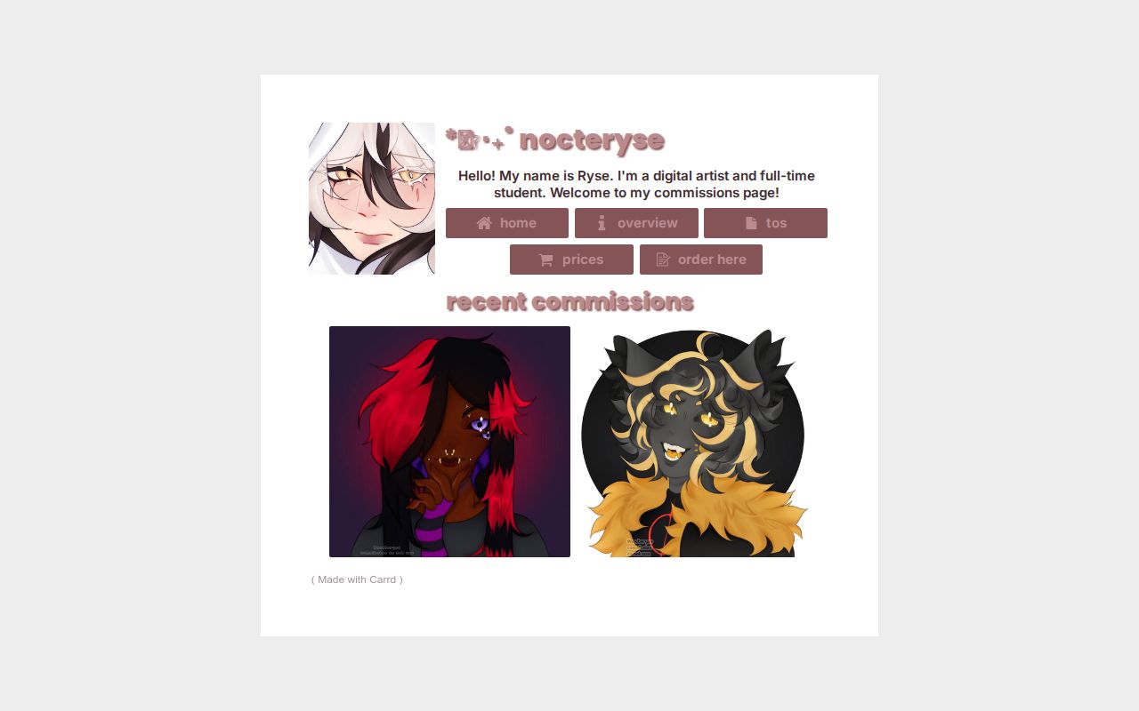 nocteryse's comms